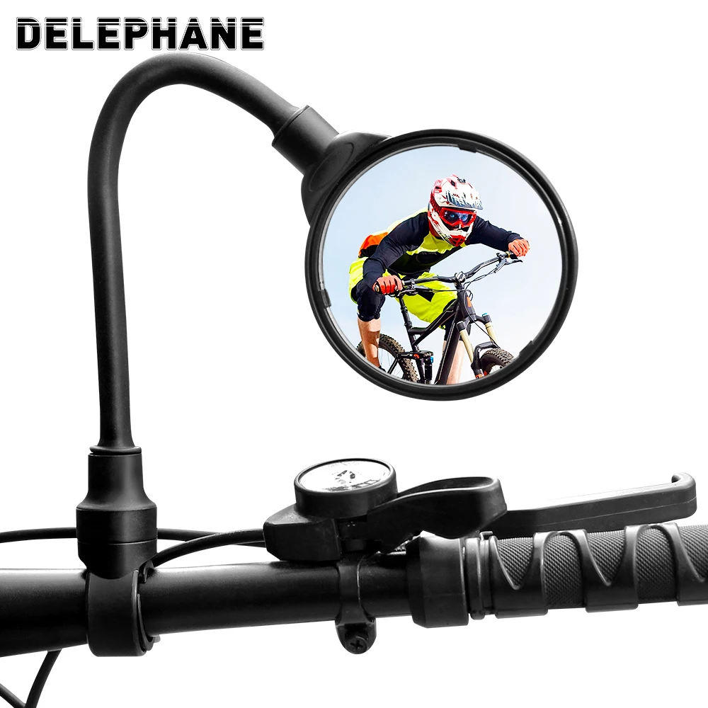 Bendable Electric Scooter Bicycle Rear View Mirror Handlebar Mount ...