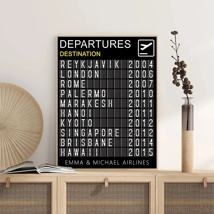 Personalised-Custom-Travel-Country-Name-Poster-Privater-Design-Airport ...