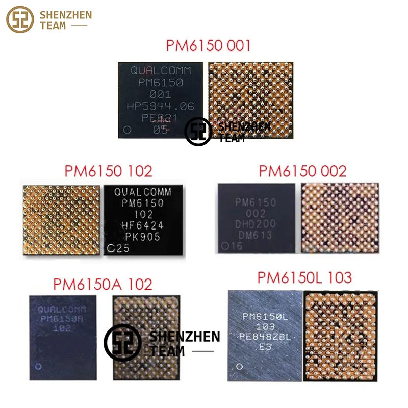 SZteam PMIC PM6150 002 102 PM6150A PM6150L امدادات الطاقة IC لسامسونج A6060 A705F شاومي REDMI ...