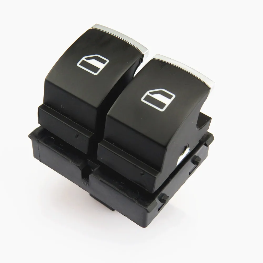 2 Doors Chrome Electric Plated Window Control Switch Button For VW Golf ...