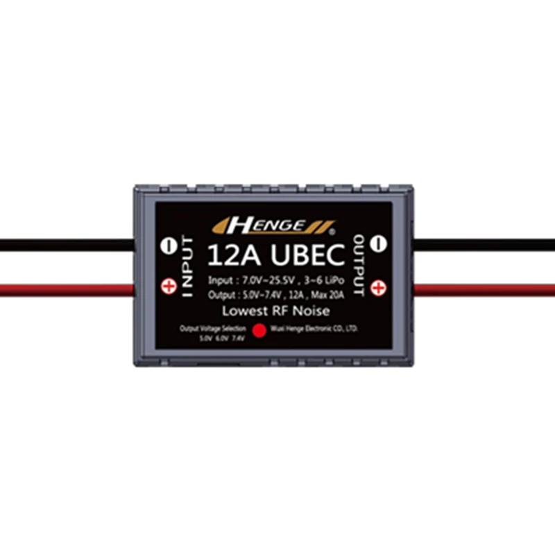 HENGE-12A-UBEC-Switch-Mode-BEC-Voltage-Stabilizer-Output-5V-6V-7-4V-12A ...