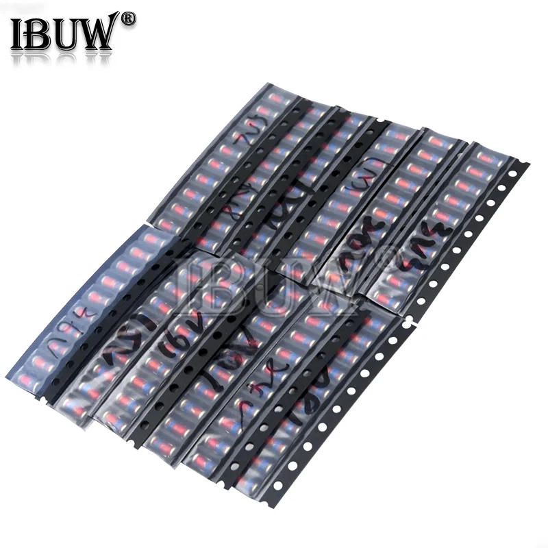 13kinds-10PCS-130PCS-LL41-SMD-Zener-diode-KIT-1W-3V3-36V-ZM4728A ...
