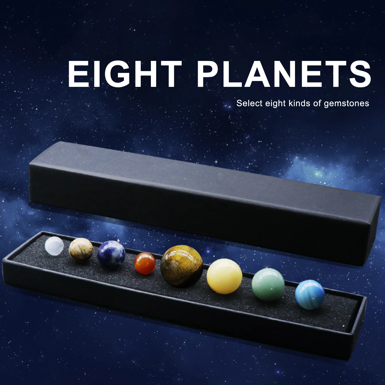 The-Eight-Planets-of-The-Solar-System-Gemstone-Ornamental-Bead-Jade ...