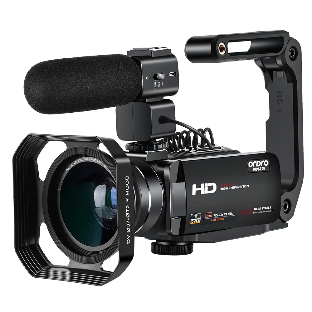 Video Camera Digital Camcorder Full HD Ordro Z20 1080P IR Night Vision ...