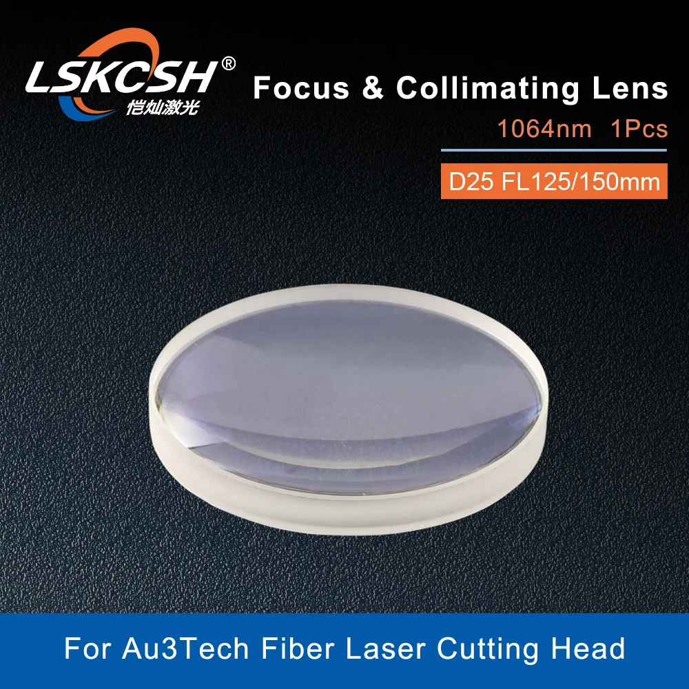 LSKCSH Fiber Laser Collimator Lens/Focus Lens D25 F125/150mm 1pcs for ...