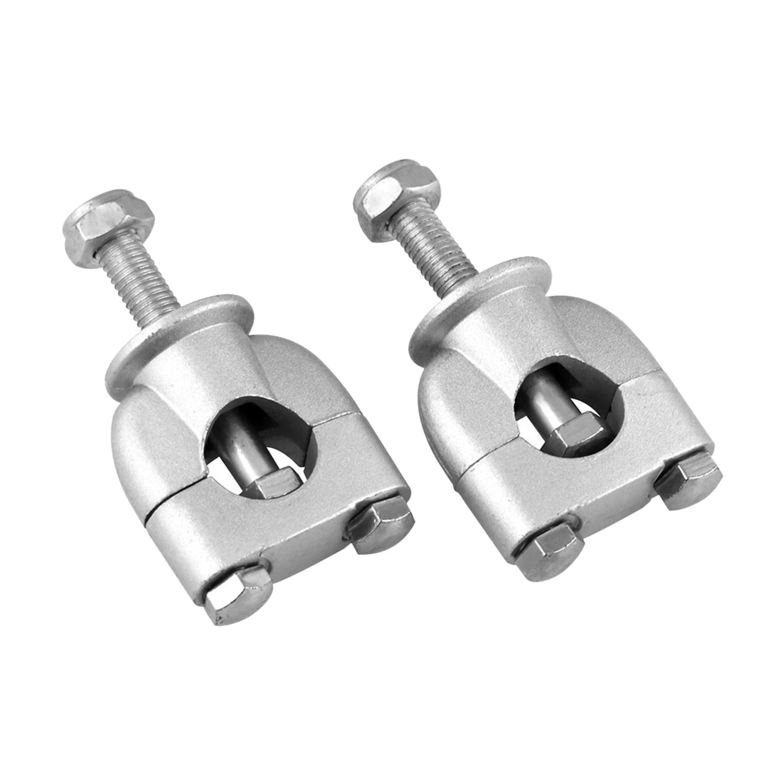 Set of 2 Universal Motorcycle Handlebar Riser Mount Clamp Bar Clamp ...