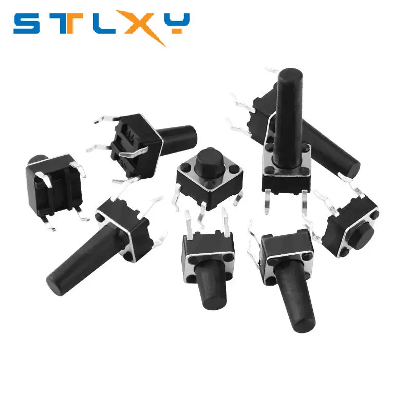 20PCS-6x6mm-Panel-PCB-Momentary-Tactile-Tact-Mini-Push-Button-Switch ...