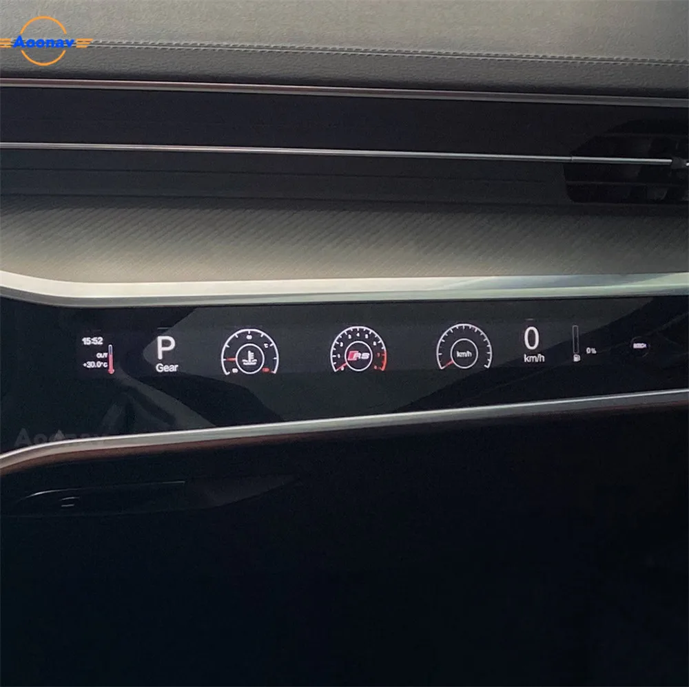 Car Multimedia LCD Android Instrument Dashboard Display For Audi A6 A4 ...
