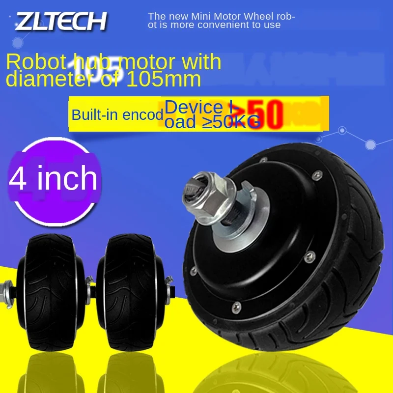 4 Inci Awal Belajar Robot Roda Motor Drive ZLLG40ASM100 Built In ...