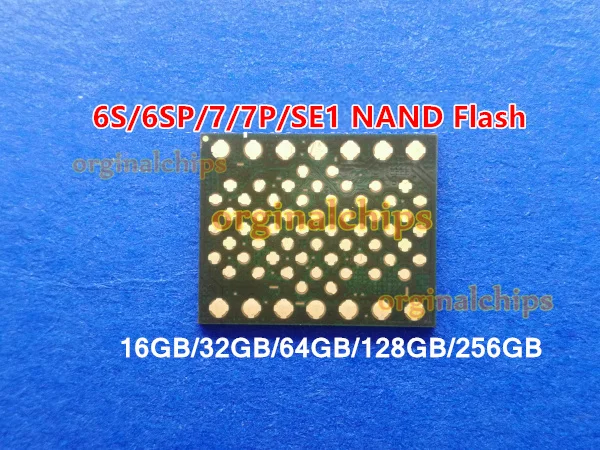 Memoria Flash para iPhone 6S 6SP 7/7Plus 8 X Nand IC 16GB 32GB 64GB ...