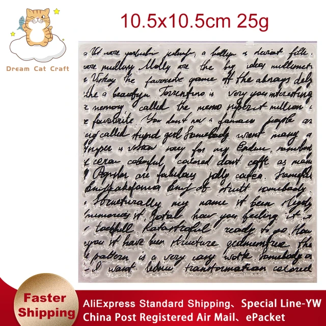 Script Background Stamp