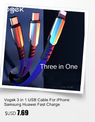 Vogek тонкий 10000 мА/ч, Мощность банк USB Портативный зарядки Мощность Дополнительный внешний ...