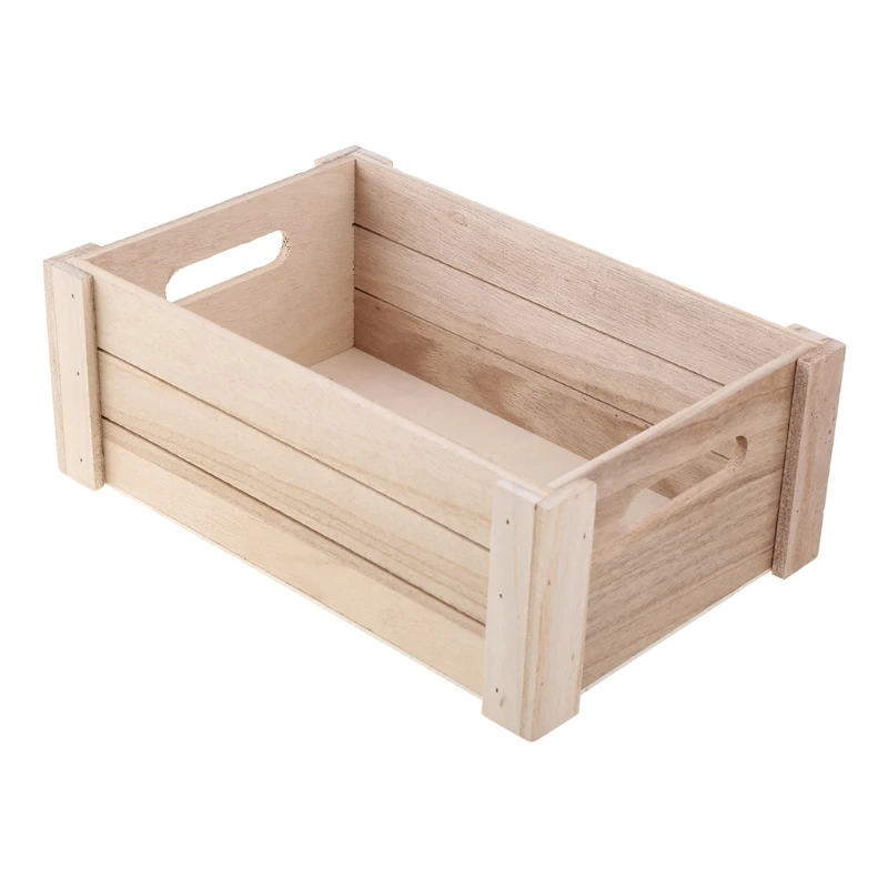 Creative-Rectangular-Wooden-Desktop-Storage-Basket-Desk-Organizer-Box ...