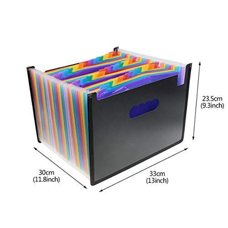 Расширяющиеся папки для файлов 12+ 36 карманов-Портативный Расширяемый ...
