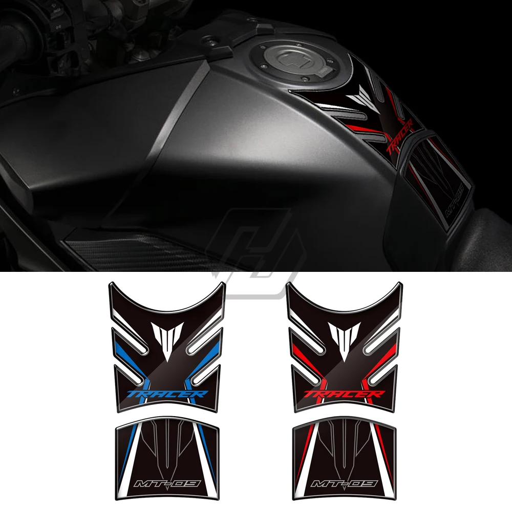 For Yamaha Mt-09 Mt09 Tracer 2014-2018 Tank Pad Protector - 3d Resin ...