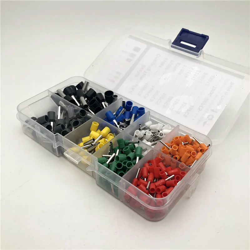 400Pcs Insulated Cord Pin End Terminal Ferrules Kit Set Wire Connectors ...