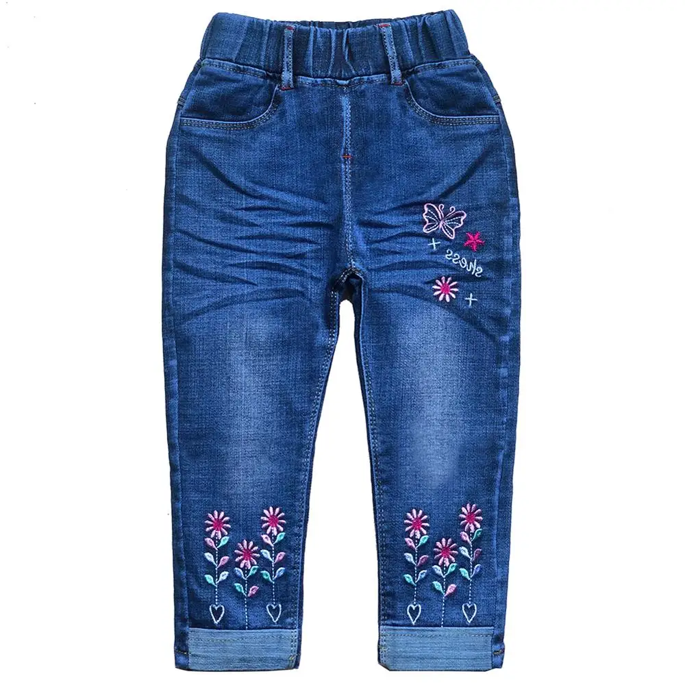 2-6Years-Spring-Autumn-Children-Jeans-Girl-Embroidered-Denim-Jeans-for ...