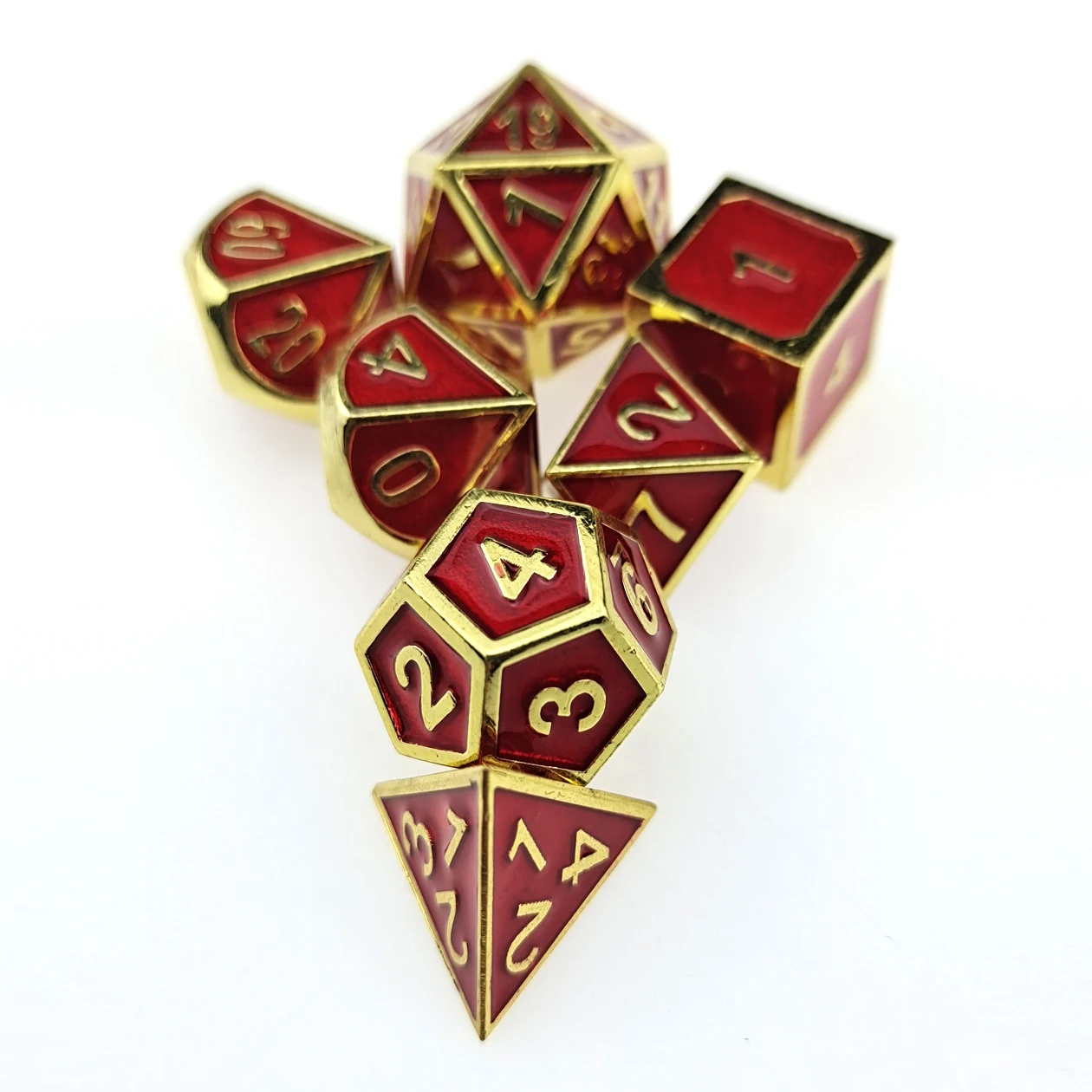 Dados DND de Metal Super pesado, juego de 7 dados D & D para juegos de ...