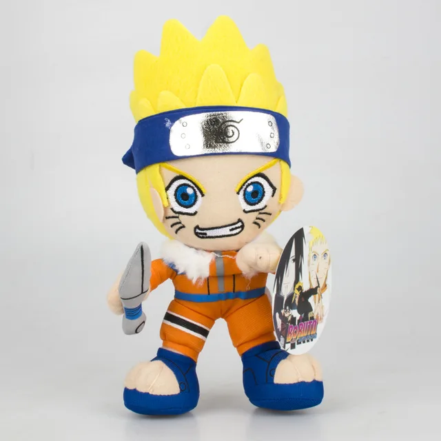 20cm Anime Naruto Stuffed Plush Toys Cartoon Uzumaki Sasuke Gaara ...