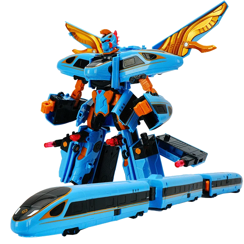 Transformer JAPAN HIKARIAN RAILROAD Deformation Toy Fuxing High Speed ...