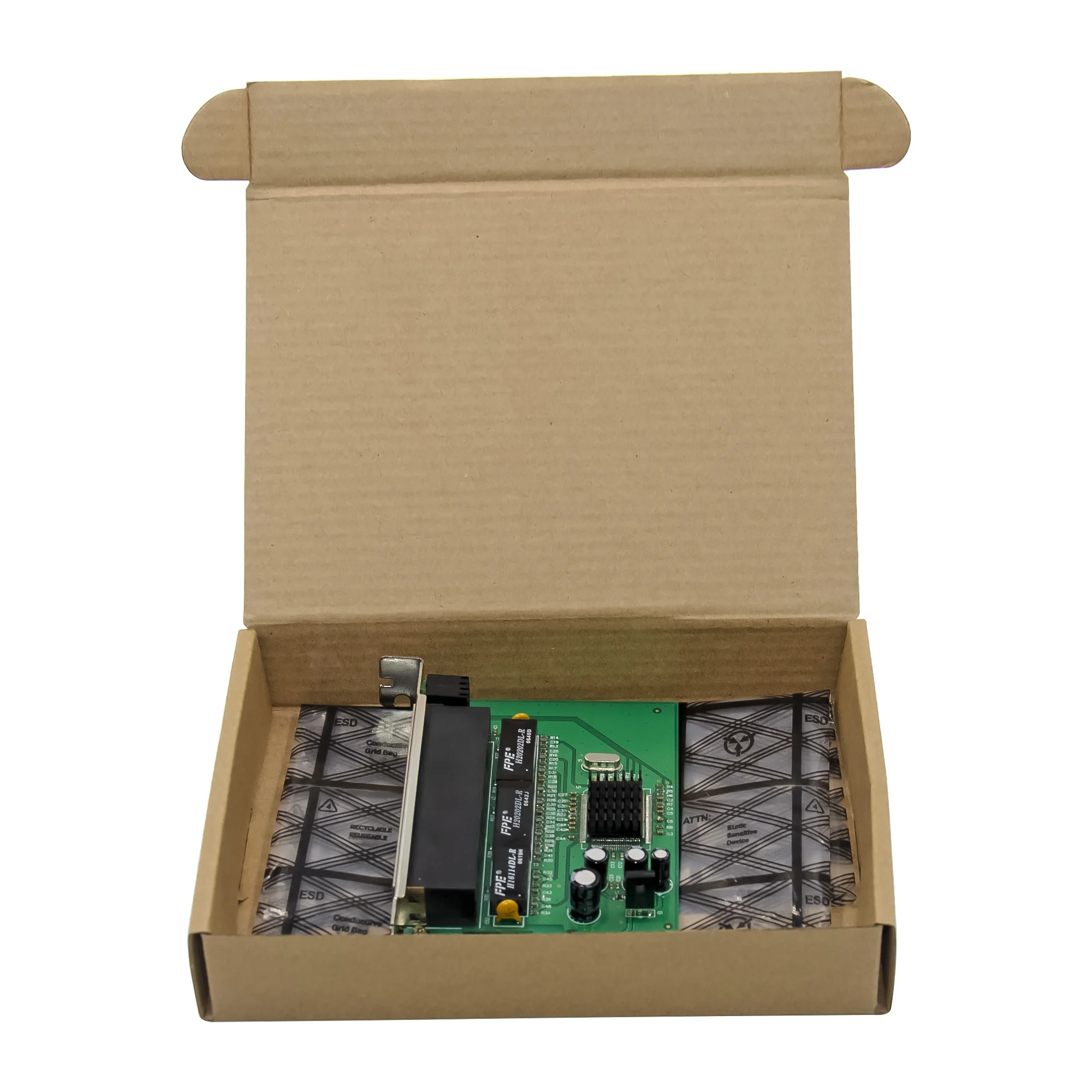 Carte de commutation réseau PCIe Ethernet rapide 10-100Mbps, circuit ...