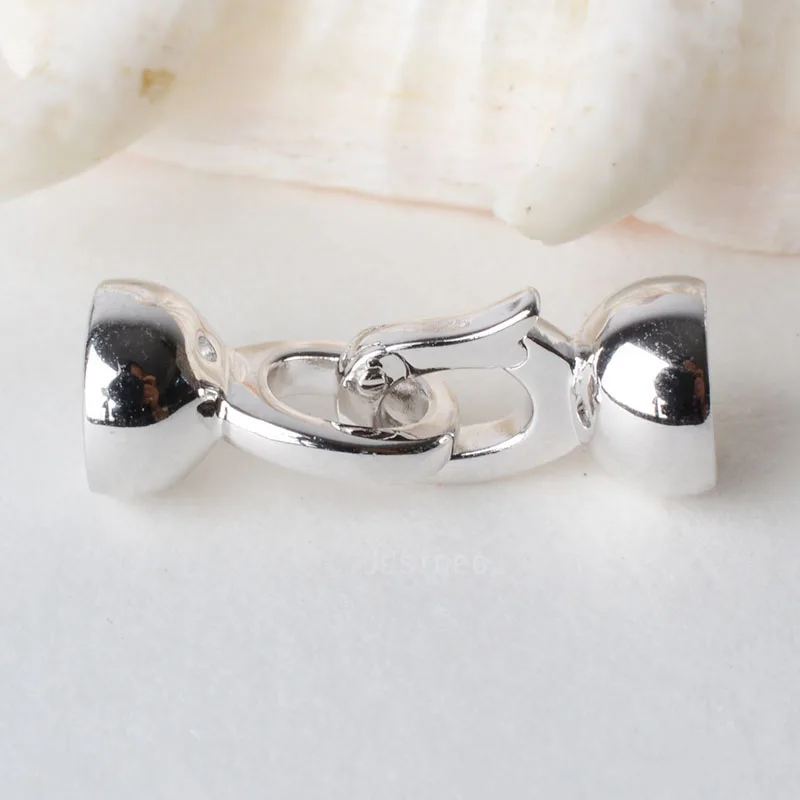Solid 925 Sterling Silver Necklace Clasp for Necklace / Bracelet ...