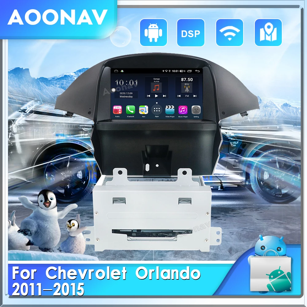 Central multimídia automotiva para chevrolet orlando, 2din, 128g ...