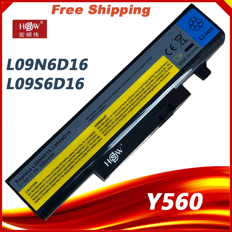Laptop Battery For Lenovo L09n6d16 L09s6d16 L10l6y01 L10l6y01 L10n6y01 ...