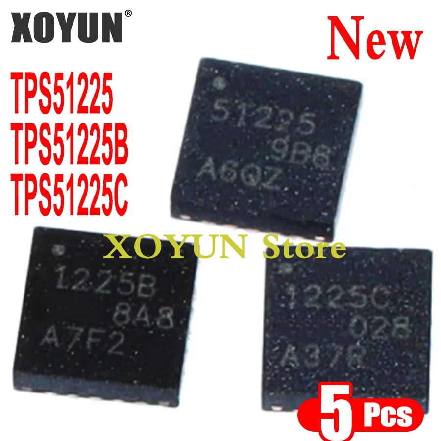 (5piece) 100% New TPS51225 TPS51225B TPS51225C 51225 1225B 1225C QFN 20 ...