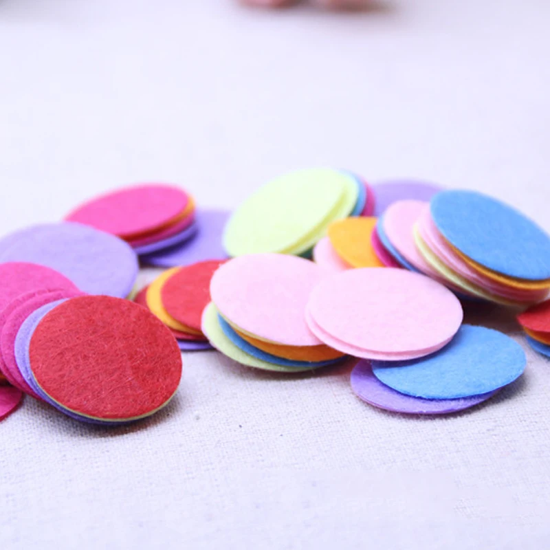 200Pcs-20-25-30mm-Colorful-Felt-Spacers-Pads-For-DIY-Oil-Diffuser ...