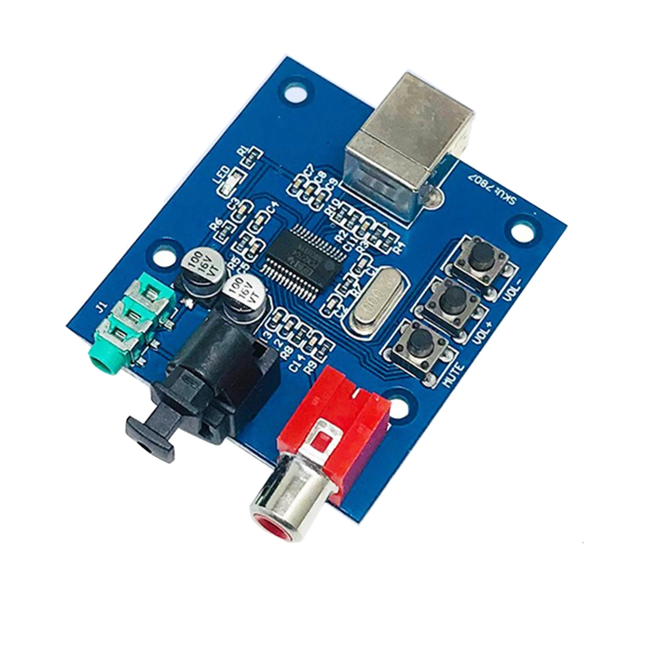 Tarjeta decodificadora PCM2704 Audio DAC USB a S/PDIF, salida de fibra ...