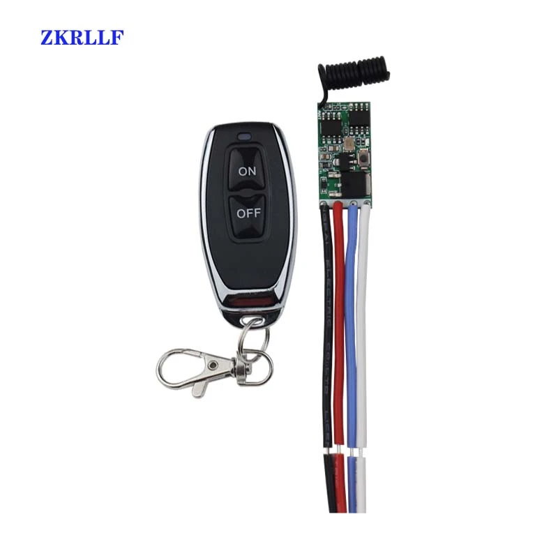 433mhz Dc 3.6v 5v 9v 12v 24v 1ch Mini Relay Wireless Rf Remote Control ...