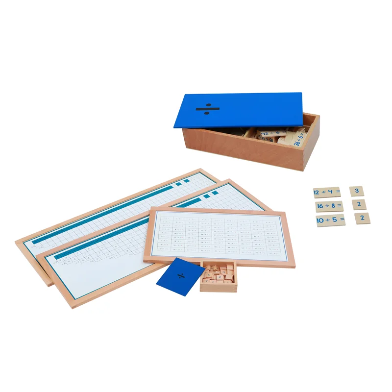 Montessori Mathematics Materials Division Working Charts and Equations ...