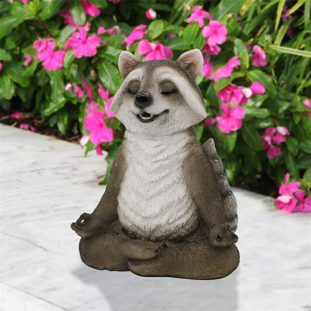 Raccoon Sculpture
