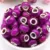 10pcs Rondelle Glitter Round Big Hole Murano Resin Beads Spacer Fit ...
