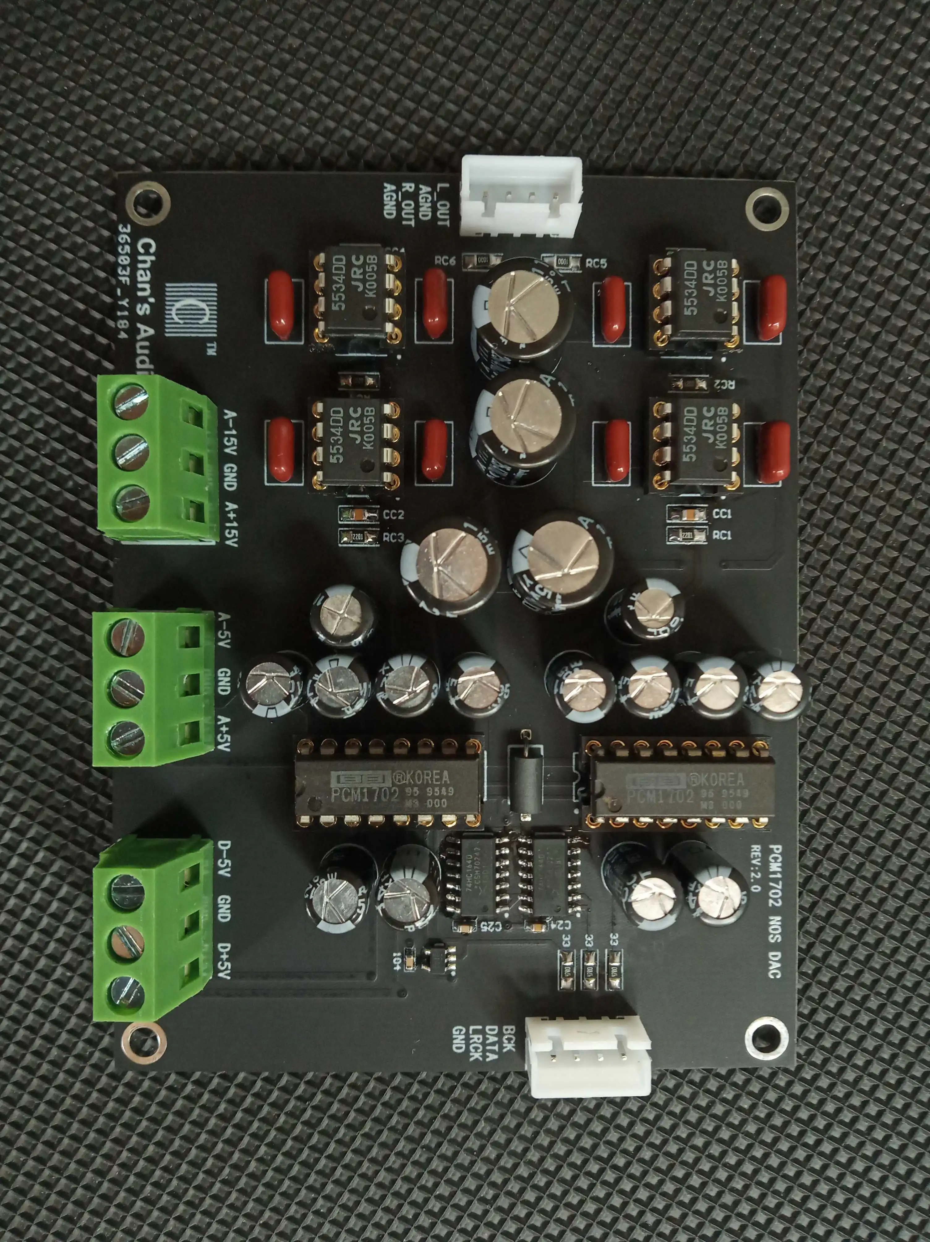 Pcm1702 nos dacデコーダーボード,usbインターフェイス,bluetooth iisモジュール,16ビットから24ビット形式の ...