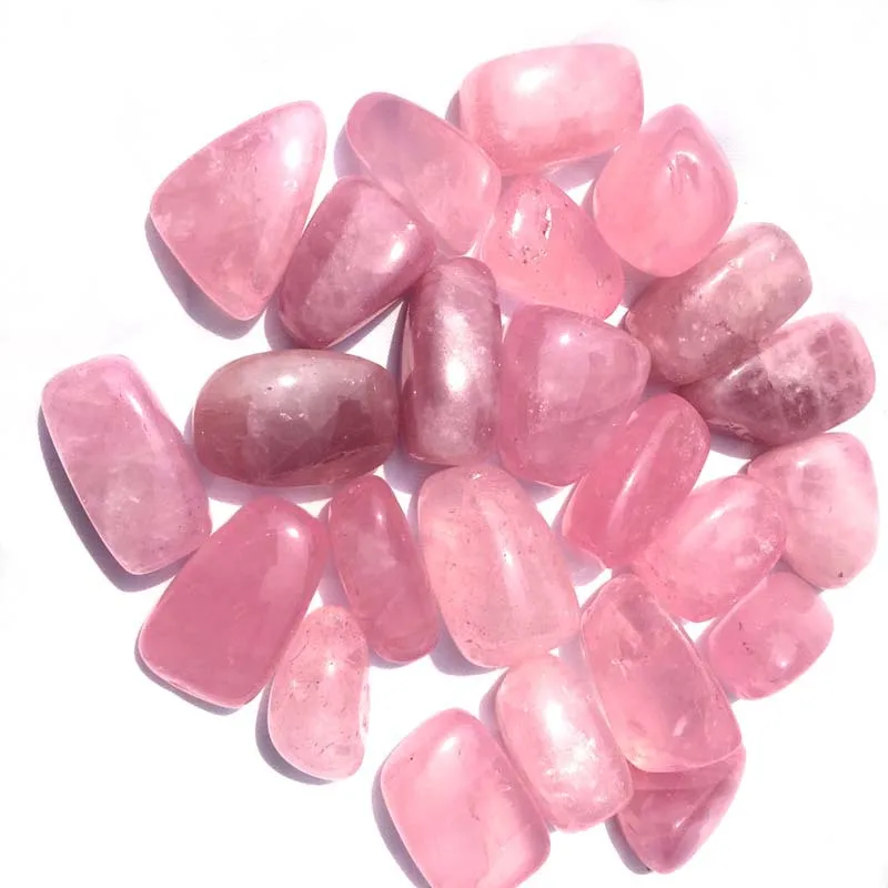 Quartz Crystal Health Decoration | Pink Quartz Crystal Stone Rock ...