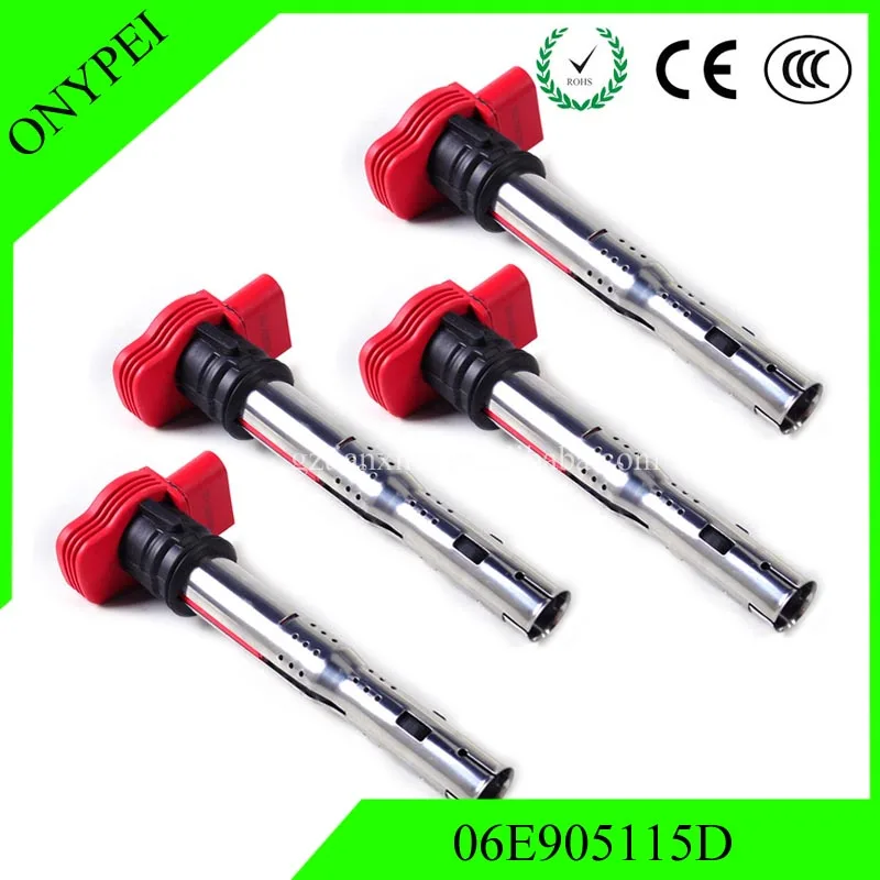 4x Ignition Coils 06e905115d 06e905115e For Vag 06e905115 A B C D 06e ...