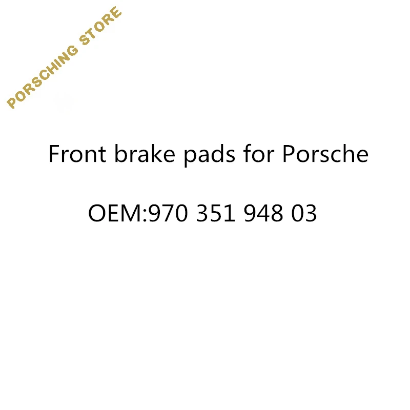 Pastilhas-de-freio-dianteiras-para-porsche-frente-pccb-conjunto-de ...