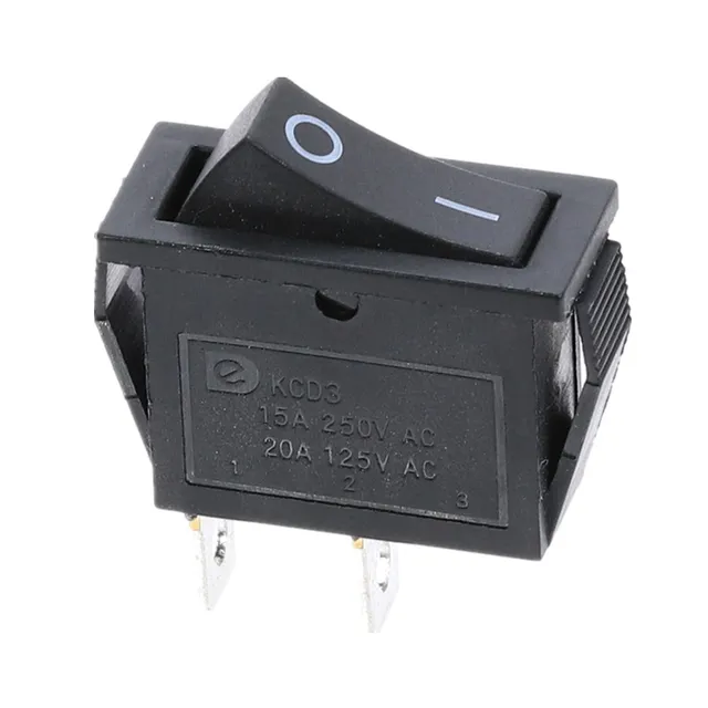 Kcd3 220V On/Off Spst Rocker Kapcsoló Egypólusú Egyetlen Dobás 2 ...