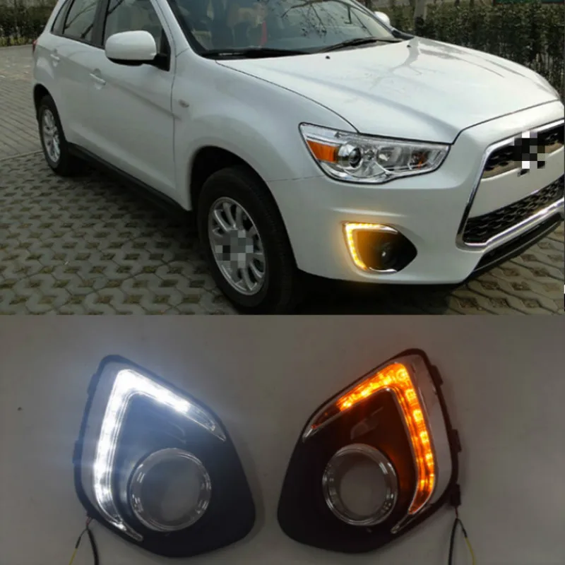 1-Set-For-Mitsubishi-ASX-2013-2014-2015-LED-DRL-Daytime-Running-Lights ...