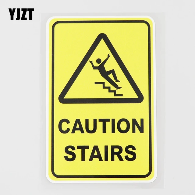 Caution Stairs Sign