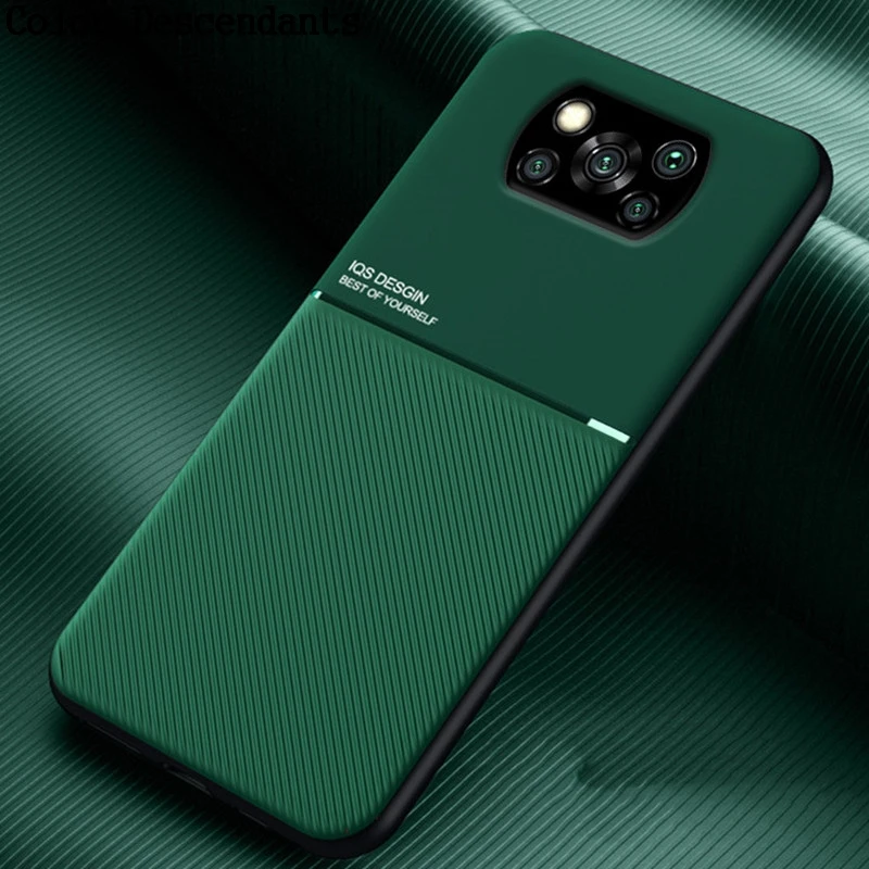 Luxury Leather Case For Xiaomi Poco X3 Nfc M3 M2 F2 Pro Magnetic Car ...