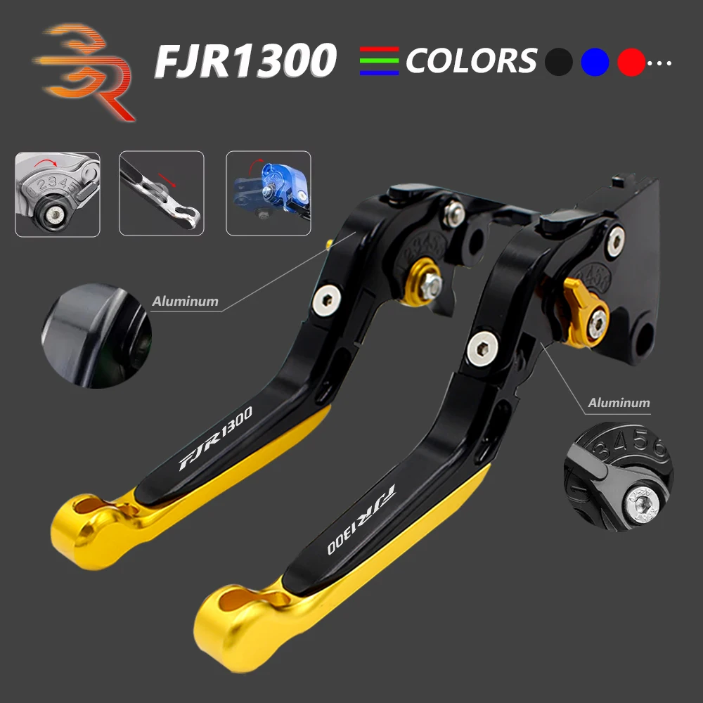 Brake Clutch Levers Aluminum Adjustable Folding Extendable Motorcycle ...