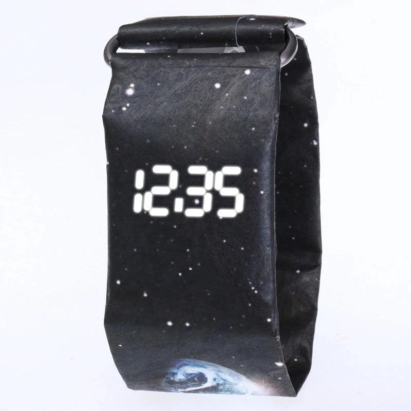2021-New-Fashion-Paper-Watch-LED-Men-s-Women-s-Life-Waterproof-Paper ...