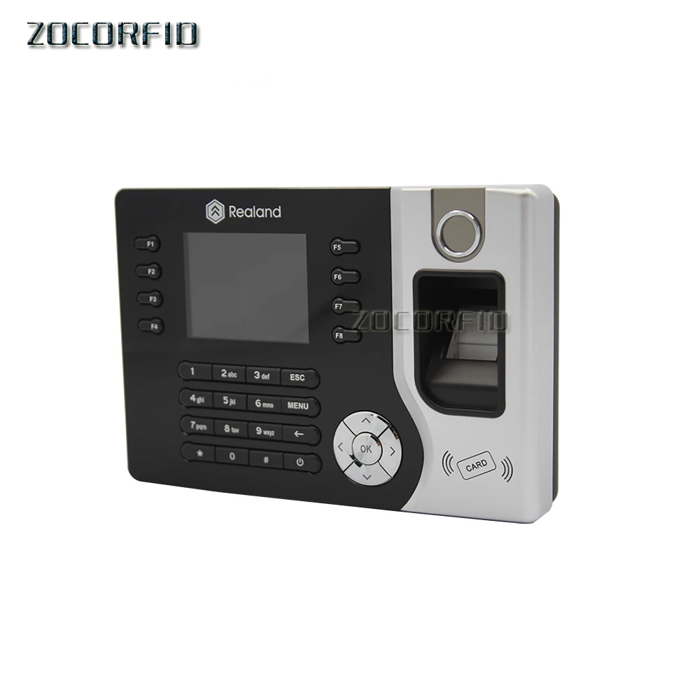 Realand A C071 p2p serviço de nuvem 2.4 "tela rfid & biométrico ...