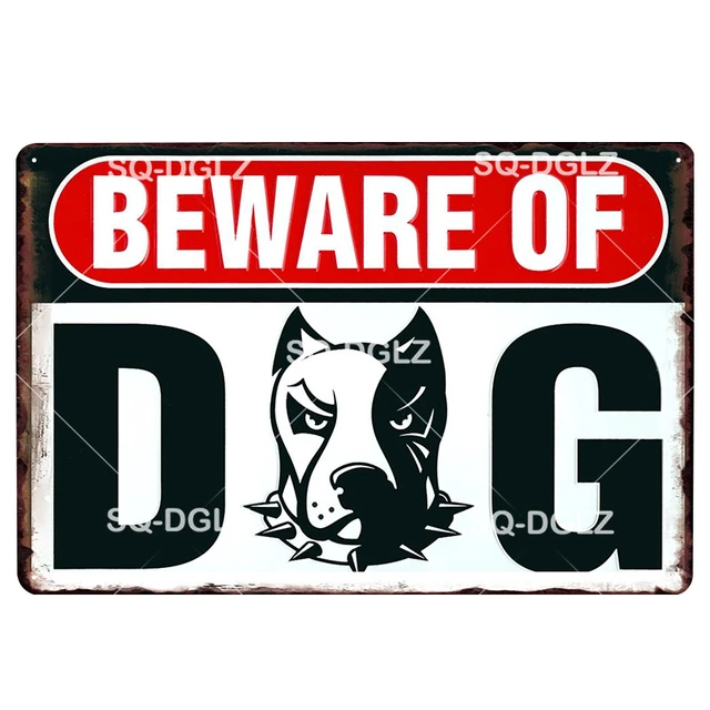 Q Dog Sign