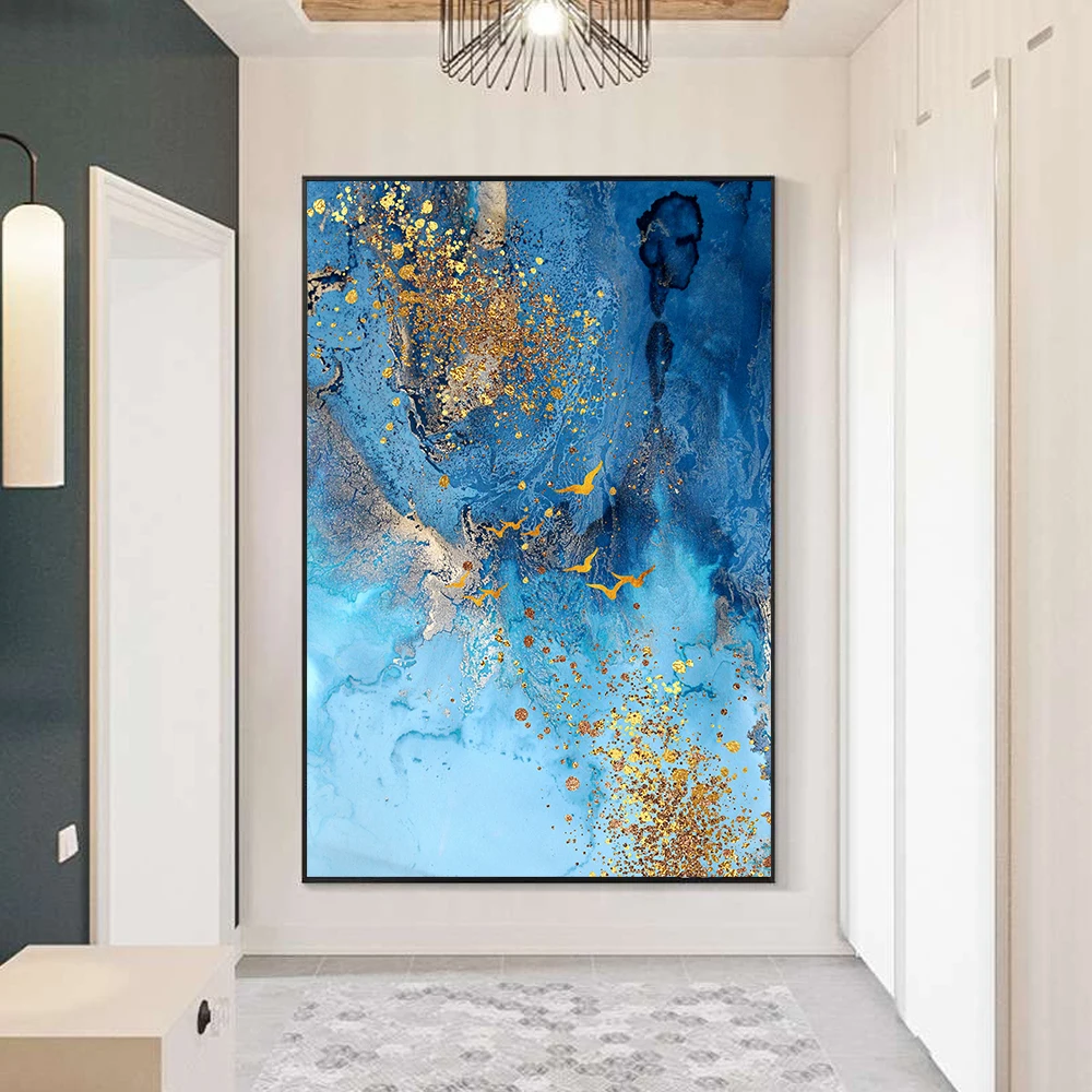 Abstract Bird And Sea Canvas Prints Painting Modern Wall Art Modular ...