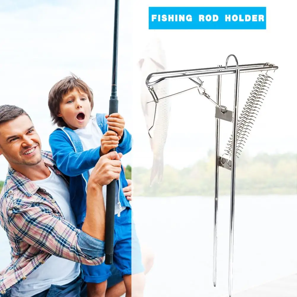 Adjustable Automatic Spring Fishing Rod Holder High Quality Metal Fish ...