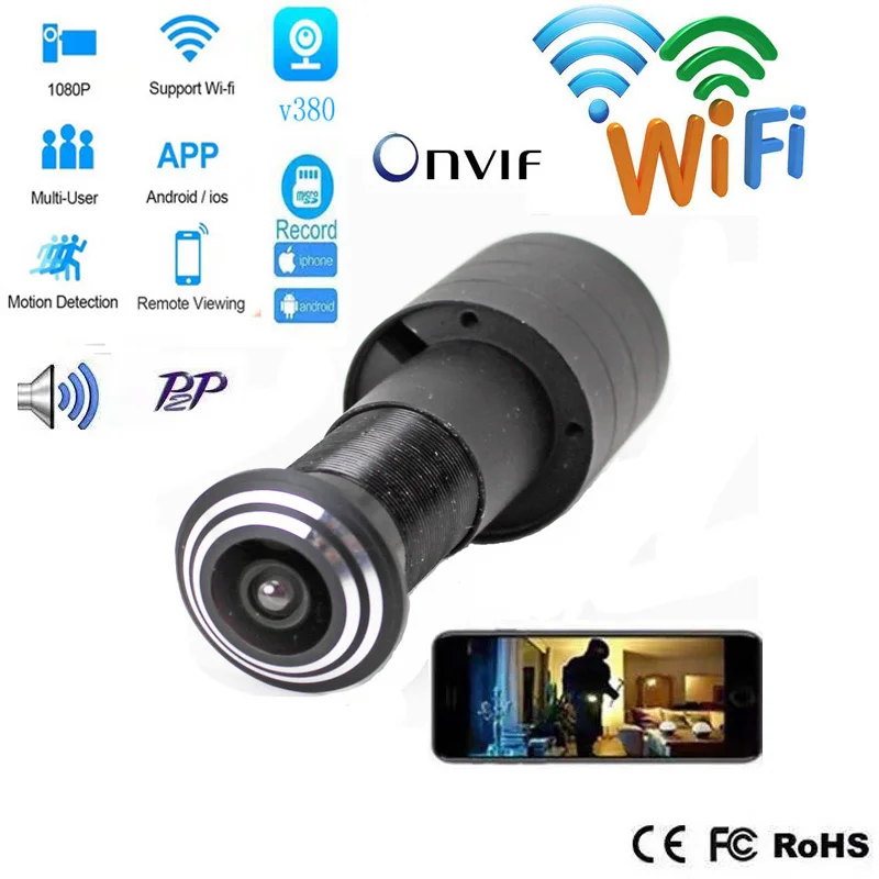 door-eye-camera-Family-security-door-WiFi-surveillance-camera-Mini ...